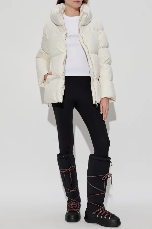 Add Oversized Down Jacket - Cream