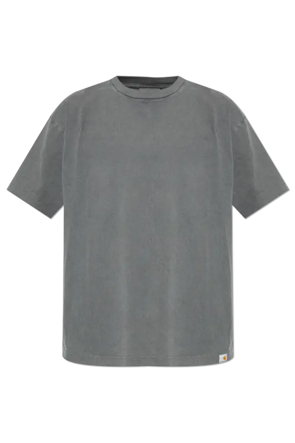 Carhartt Work In Progress T-shirt With Logo - Grey