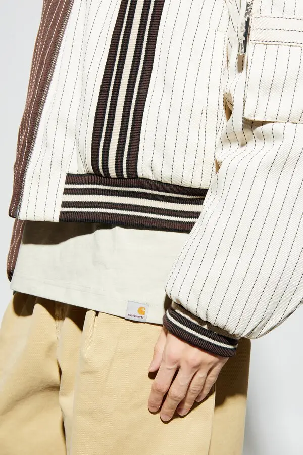 PDF Insulated Bomber Jacket - Cream