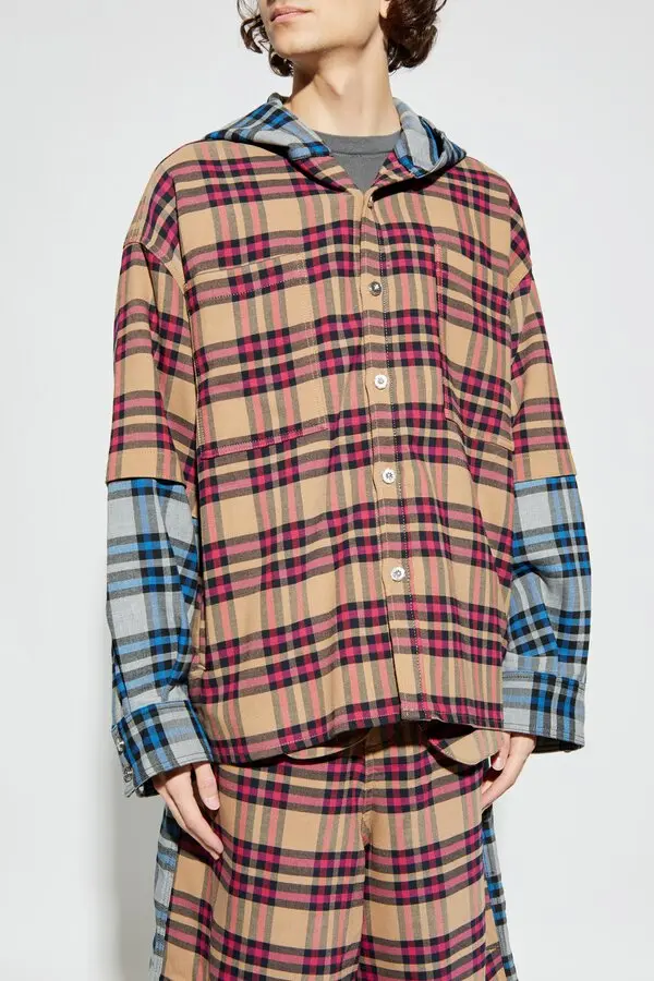 PDF Hooded Shirt - Red
