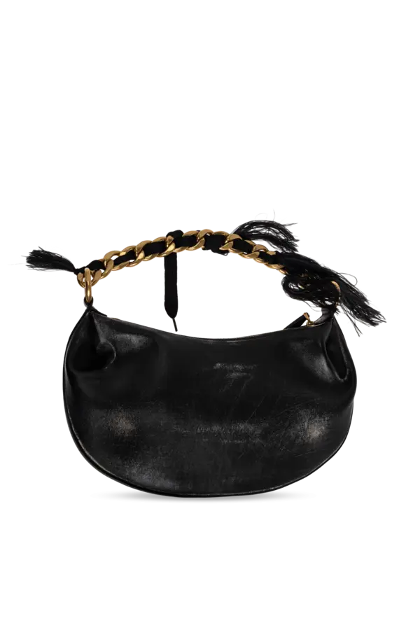 Balenciaga Leather Shoulder Bag With Vintage Effect