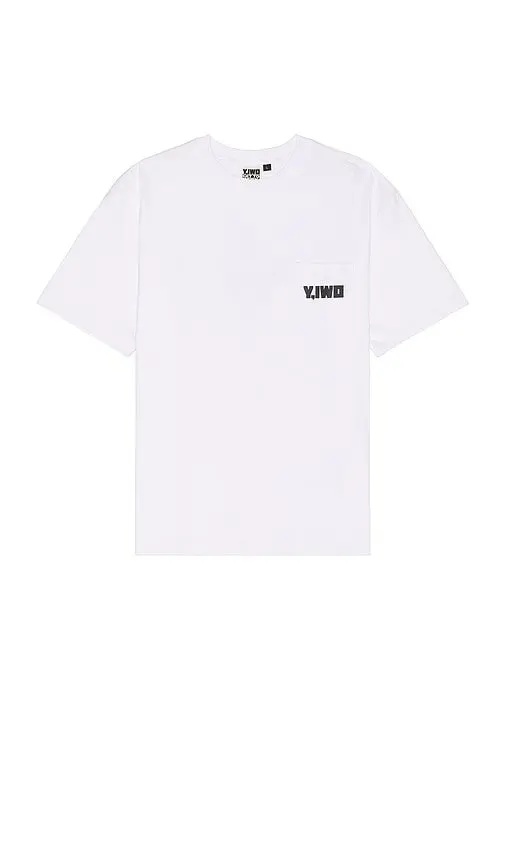 Y,IWO Think Big Pocket Tee In White