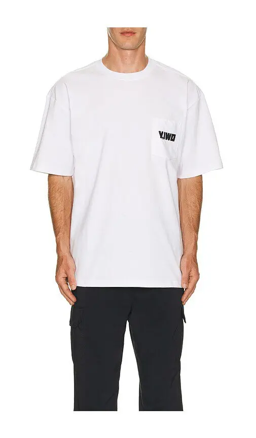 Y,IWO Think Big Pocket Tee In White