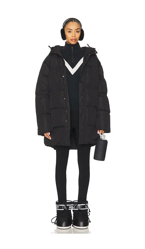 WE NORWEGIANS Voss Chevron Zip Up Turtleneck