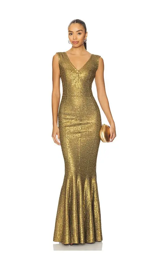 Norma Kamali Grace Fishtail Gown