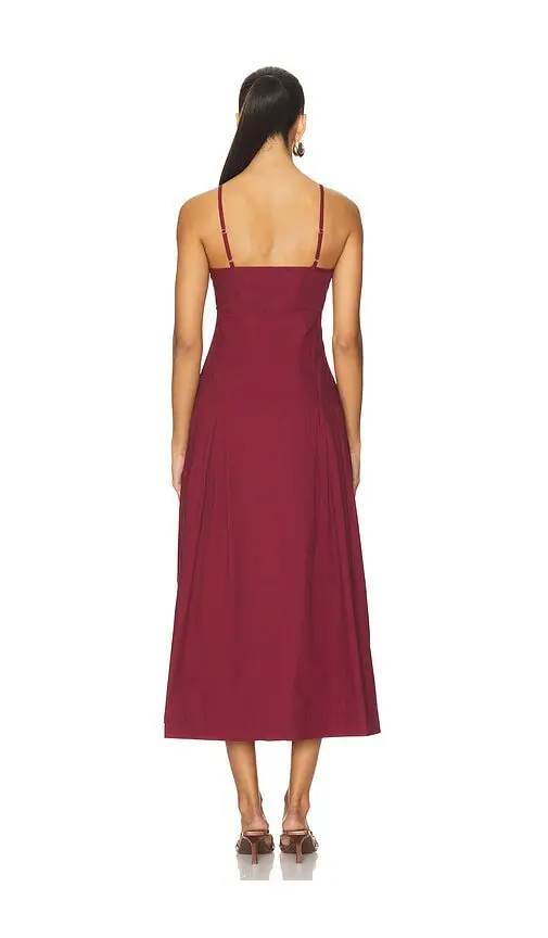 Ciao Lucia Karita Dress In Burgundy