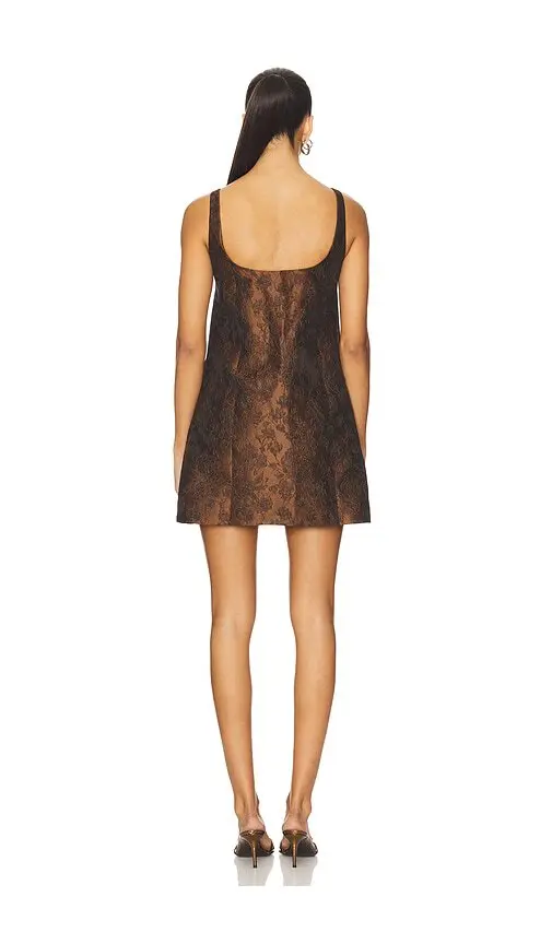 Amanda Uprichard Rinaldi Mini Dress - Chocolate