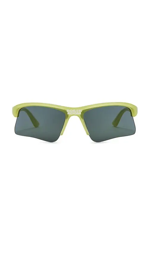 PLEASURES Boiler Room Active Sunglasses - Lime