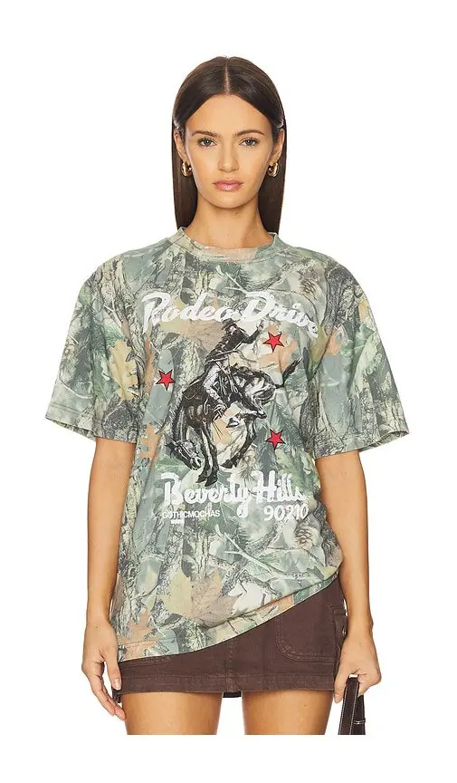 GOTHICMOCHAS Rodeo Drive Camouflage Print T-shirt