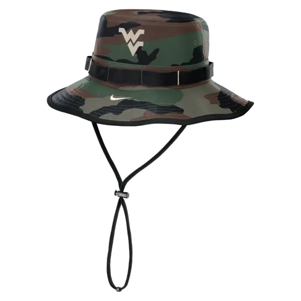 Nike West Virginia Military Appreciation Boonie Dri-fit College Bucket Hat - Brown