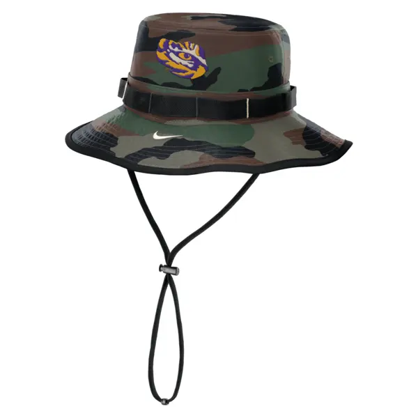 Nike Lsu 2025 Military Appreciation Boonie Dri-fit College Bucket Hat - Brown