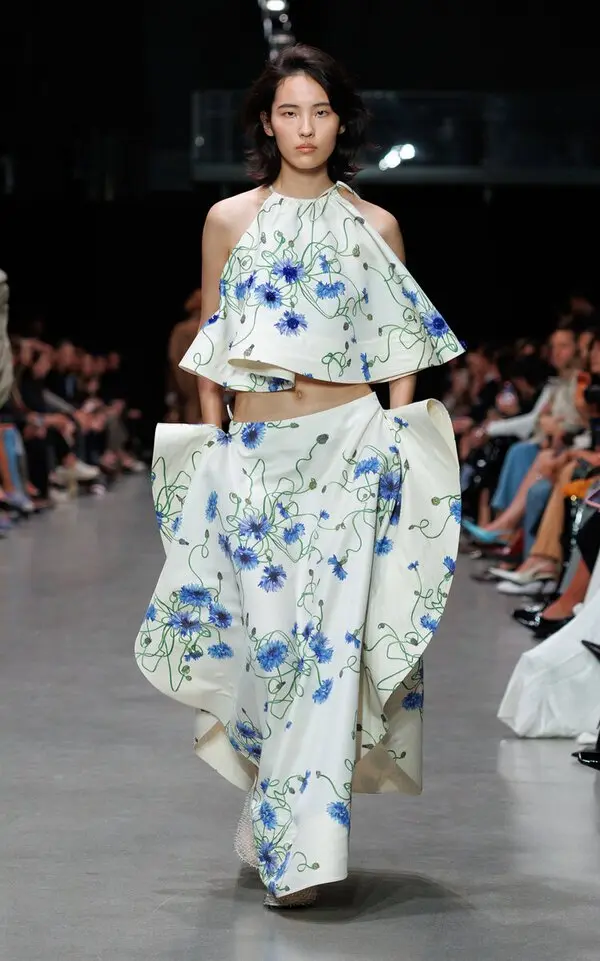 Stella McCartney Printed Cotton Halter Top - Floral
