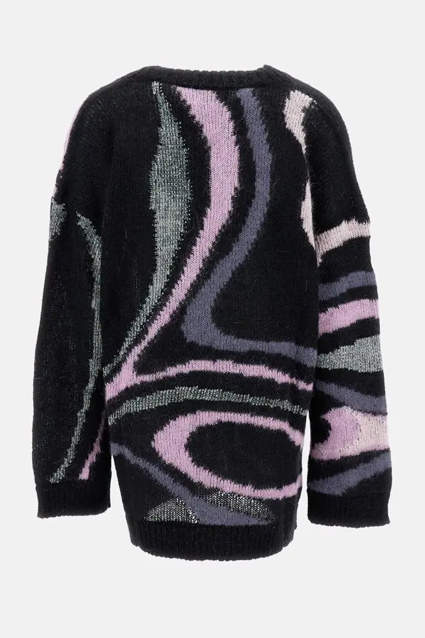 Emilio Pucci Mohair Blend Cardigan - Nero