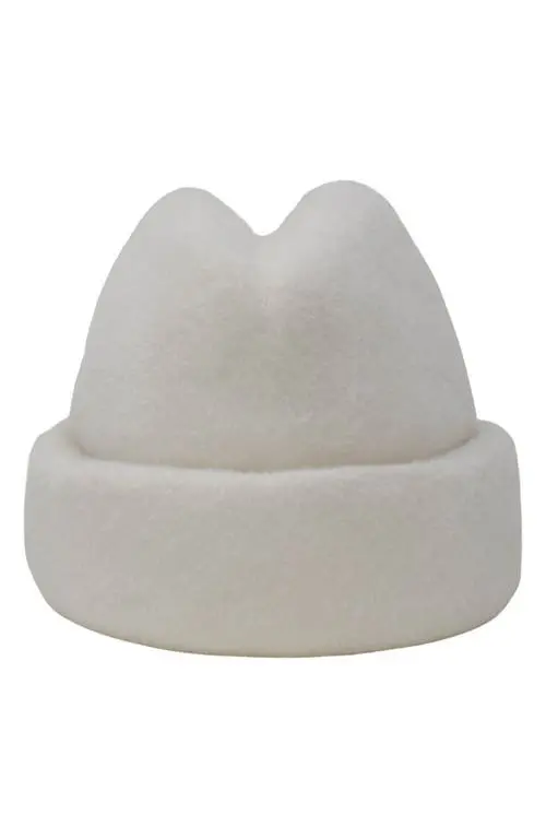 GIGI BURRIS MILLINERY Sharina Wool Felt Hat - Bone