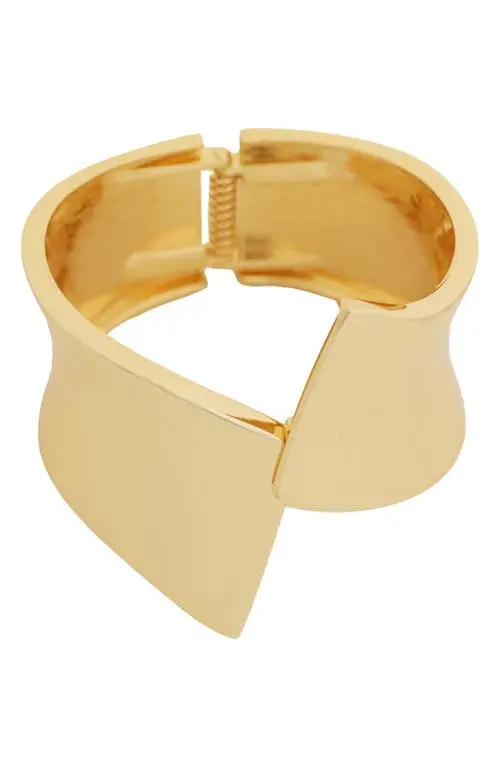 PANACEA Asymmetric Hinge Bracelet - Gold