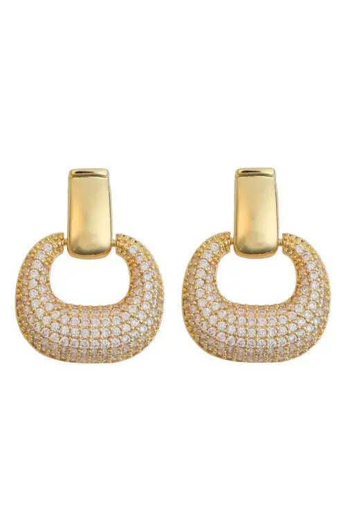 PANACEA Pavé Drop Earrings