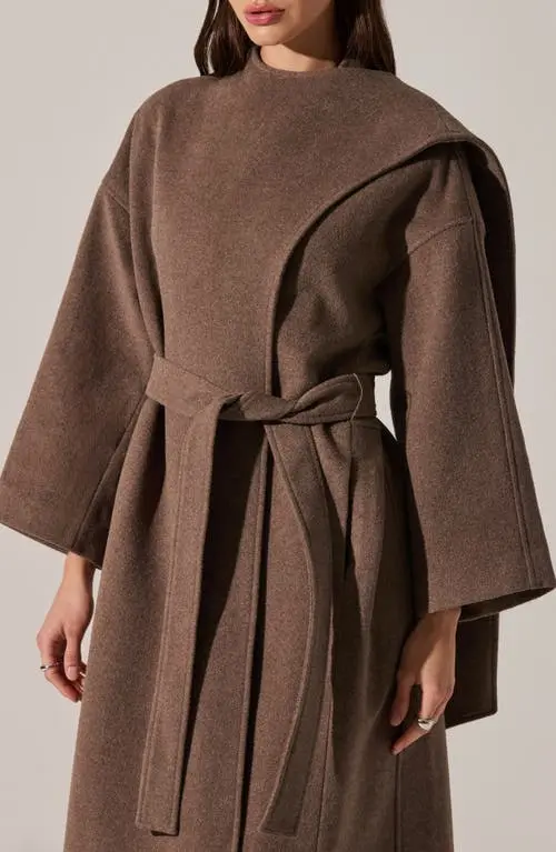 Astr The Label Elaxi Belted Coat