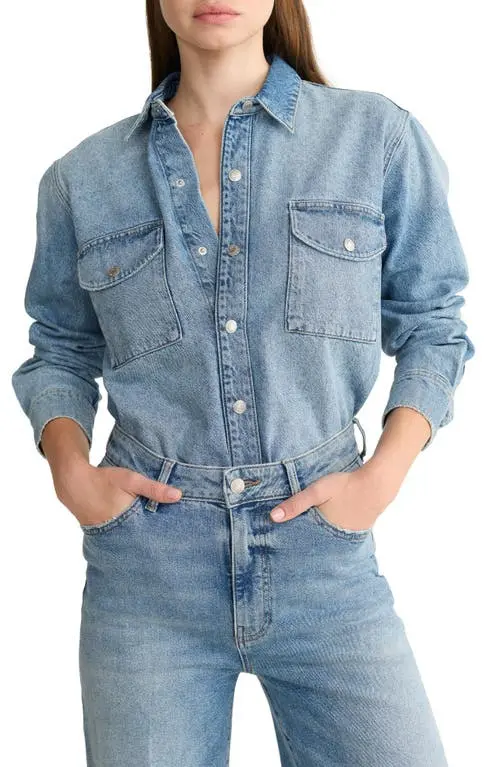 Warp + Weft Nonstretch Denim Shirt