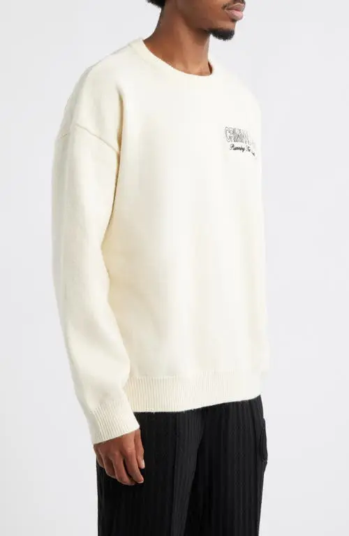 CRIMINAL DAMAGE Embroidered Sweater