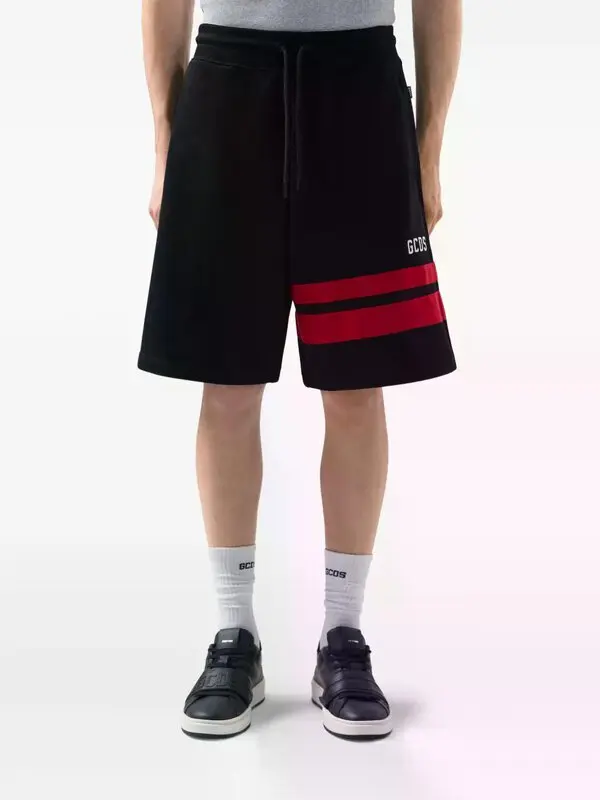 Gcds Stripe-detail Drawstring Shorts