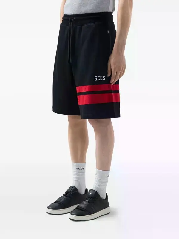 Gcds Stripe-detail Drawstring Shorts