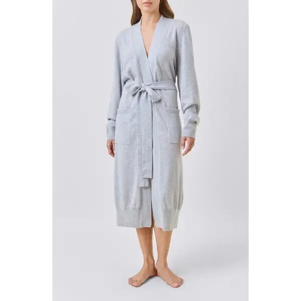 PAPINELLE Cashmere Robe - Grey