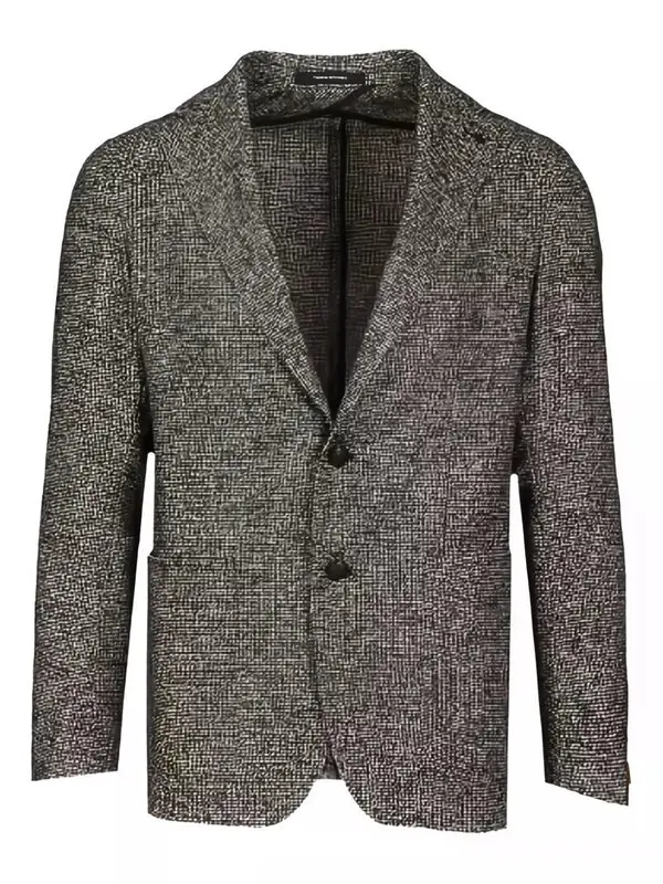 Tagliatore Mélange-effect Blazer - Grey