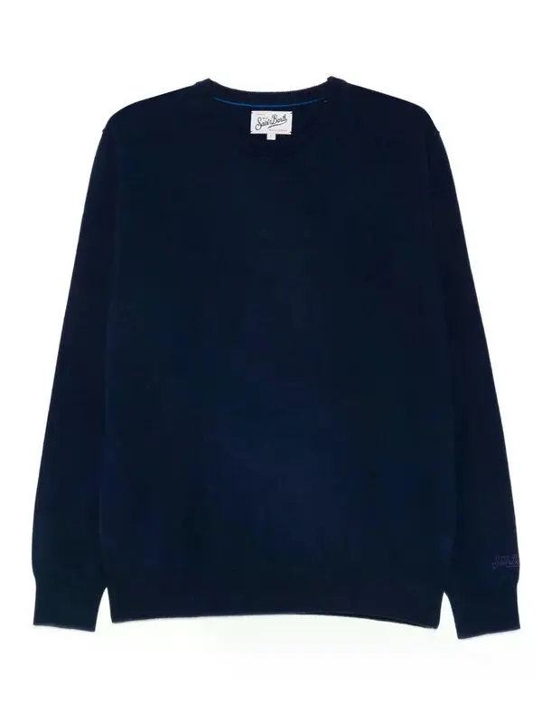 MC2 SAINT BARTH Logo-embroidered Crew-neck Jumper