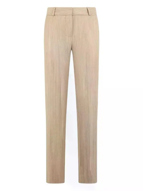 Brooks Brothers Pinstripe Virgin Wool Trousers