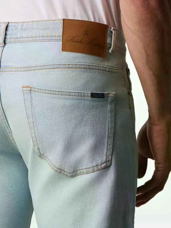 Brooks Brothers Five-pocket Cotton-blend Jeans