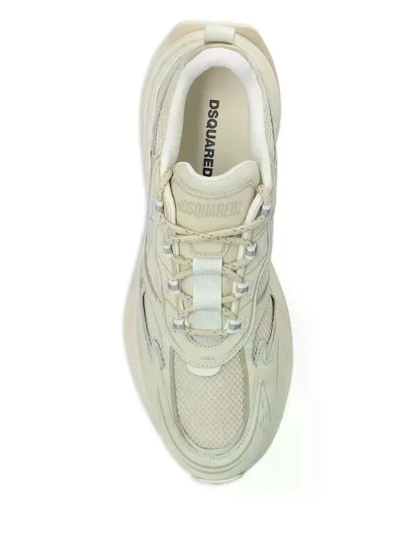 Dsquared2 Sprinter Panelled Sneakers - White