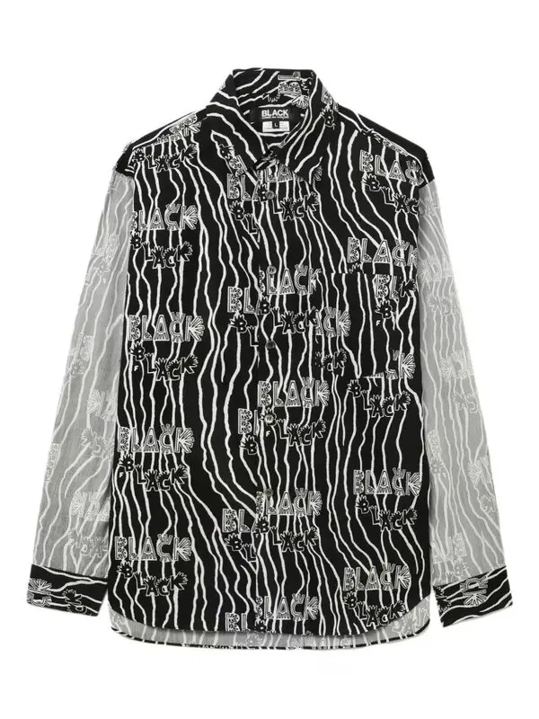 Comme Des Garçons Print Long-sleeve Shirt