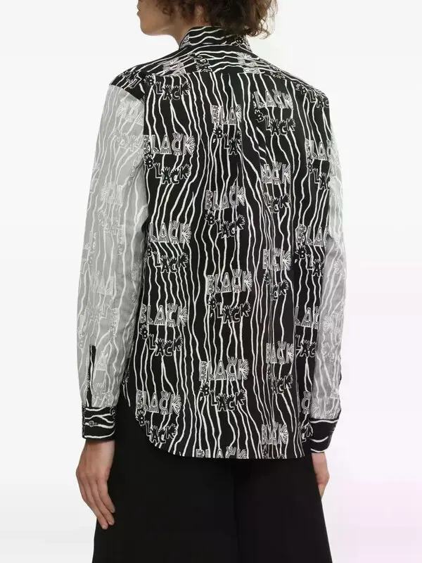Comme Des Garçons Print Long-sleeve Shirt