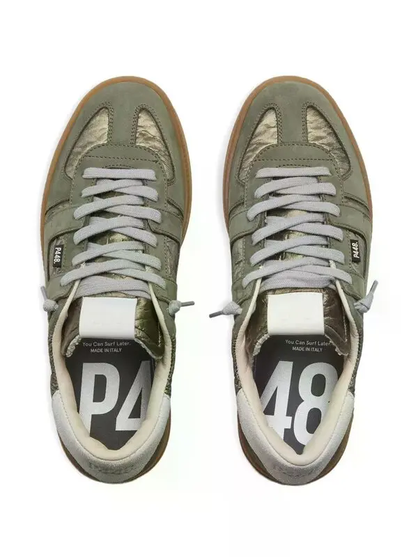 P448 Monza Panelled Lace-up Sneakers