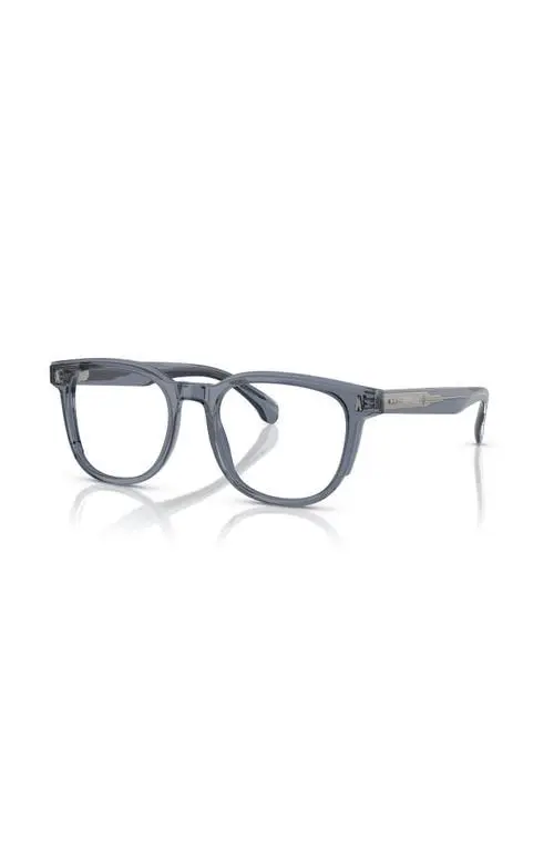 Moncler 50mm Square Optical Glasses - Blue