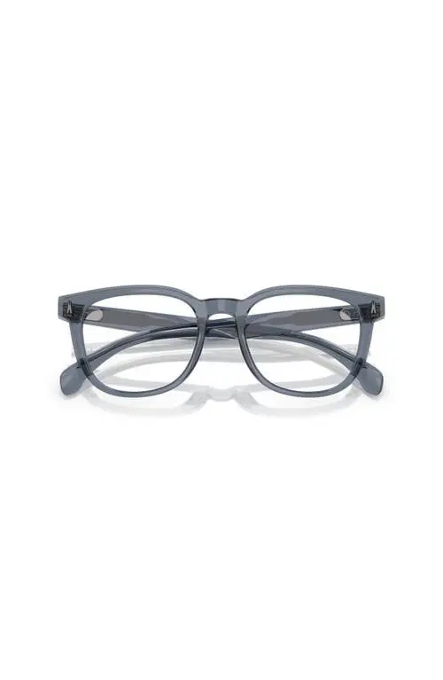 Moncler 50mm Square Optical Glasses - Blue