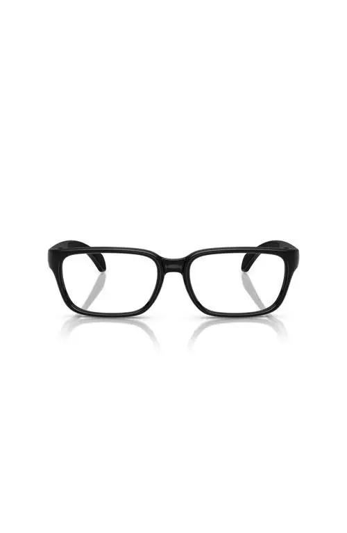 Moncler Rectangle Full Rim Eyeglasses - Black