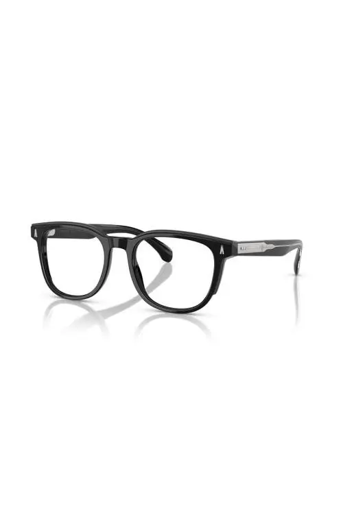 Moncler Square Acetate Eyeglasses - Black