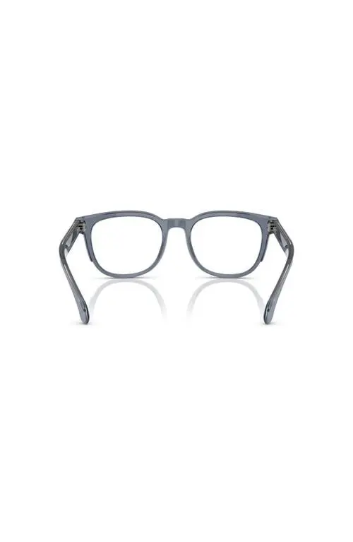 Moncler Square Acetate Eyeglasses - Blue