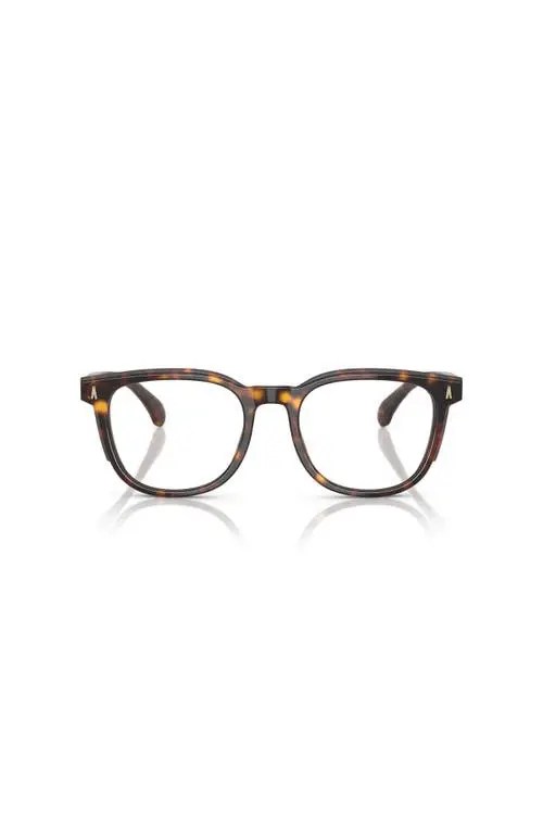 Moncler Square Acetate Eyeglasses - Tortoise