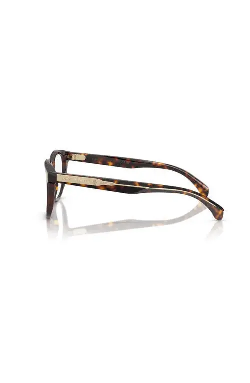 Moncler Square Acetate Eyeglasses - Tortoise
