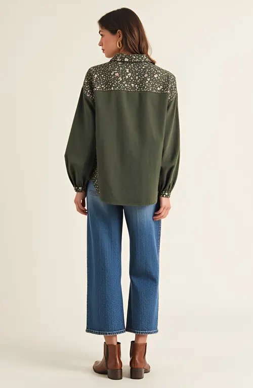 MODENAIRE Long Sleeve Button-up Shirt