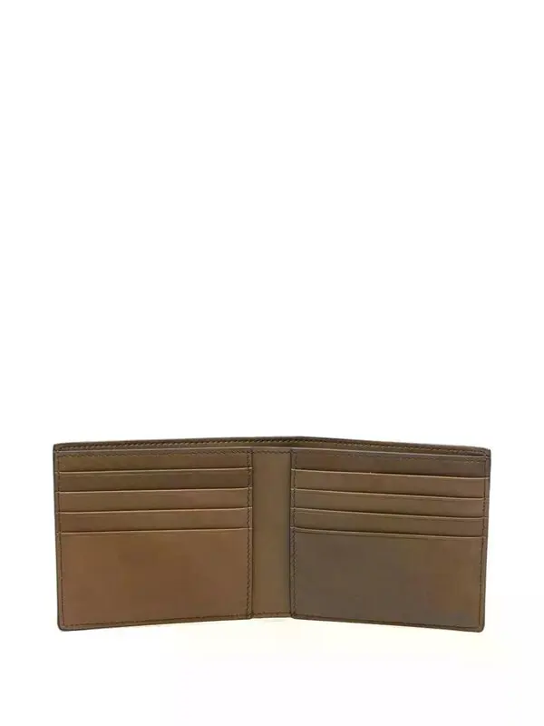 TOM FORD Leather Bi-fold Wallet - Brown