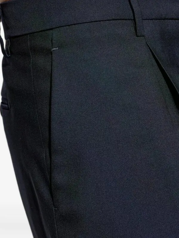 Etro Darted Wool Trousers - Blue