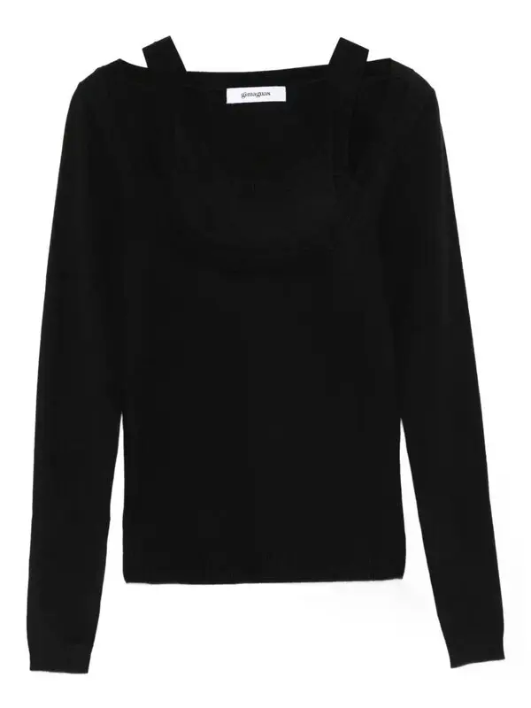 Gimaguas Toile Double-layer Sweater