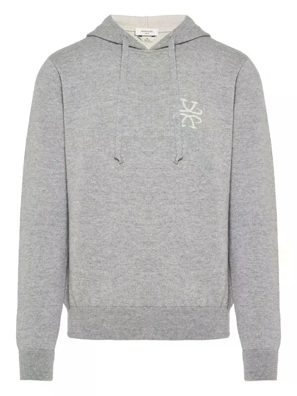 JACOB COHЁN Logo-embroidered Hoodie