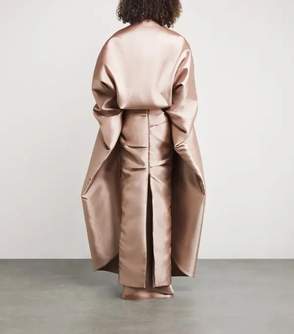 MARMAR HALIM Draped Mikado Gown