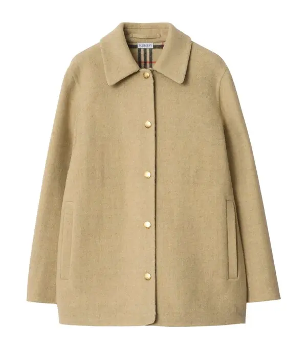 Burberry Wool Overshirt - Beige