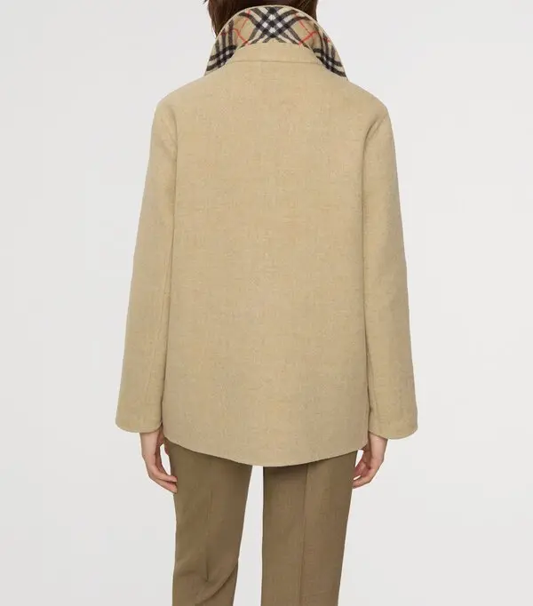 Burberry Wool Overshirt - Beige