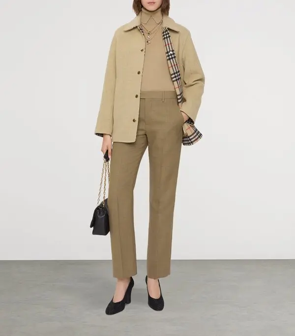 Burberry Wool Overshirt - Beige